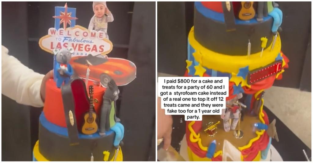 Woman Pays $800 for Cake and It Arrives Made of Styrofoam
