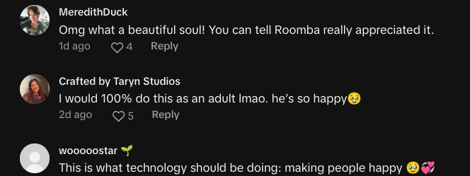 Son Celebrates Roomba's Birthday by Feeding it Cake