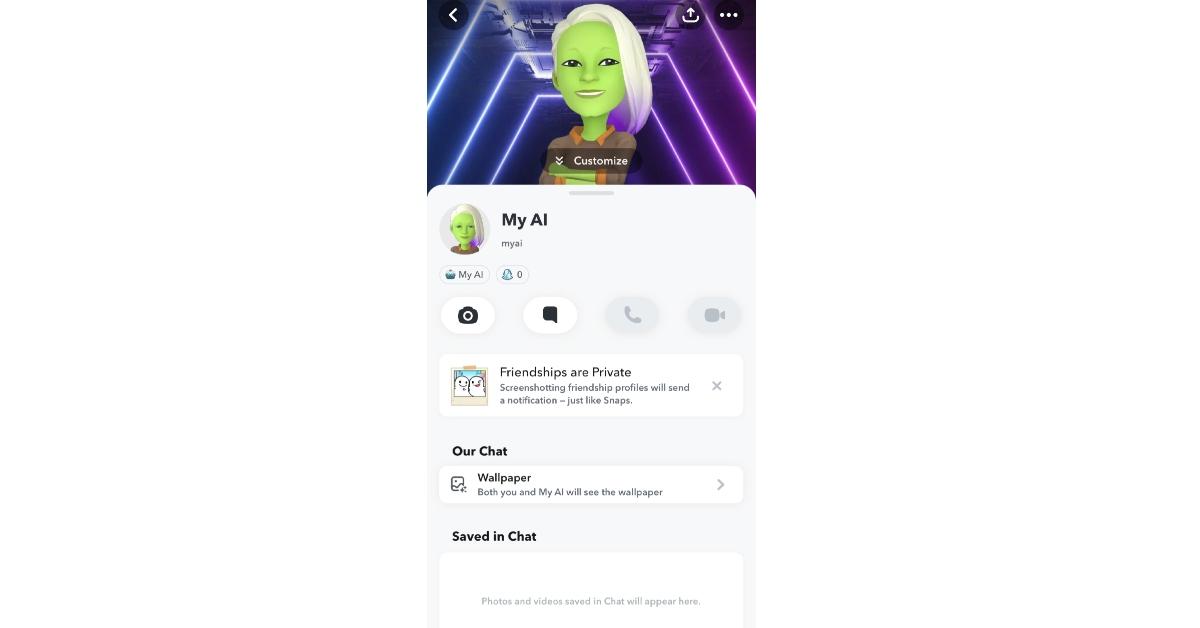 Snapchat My AI: Here's How to Choose its Gender and Name