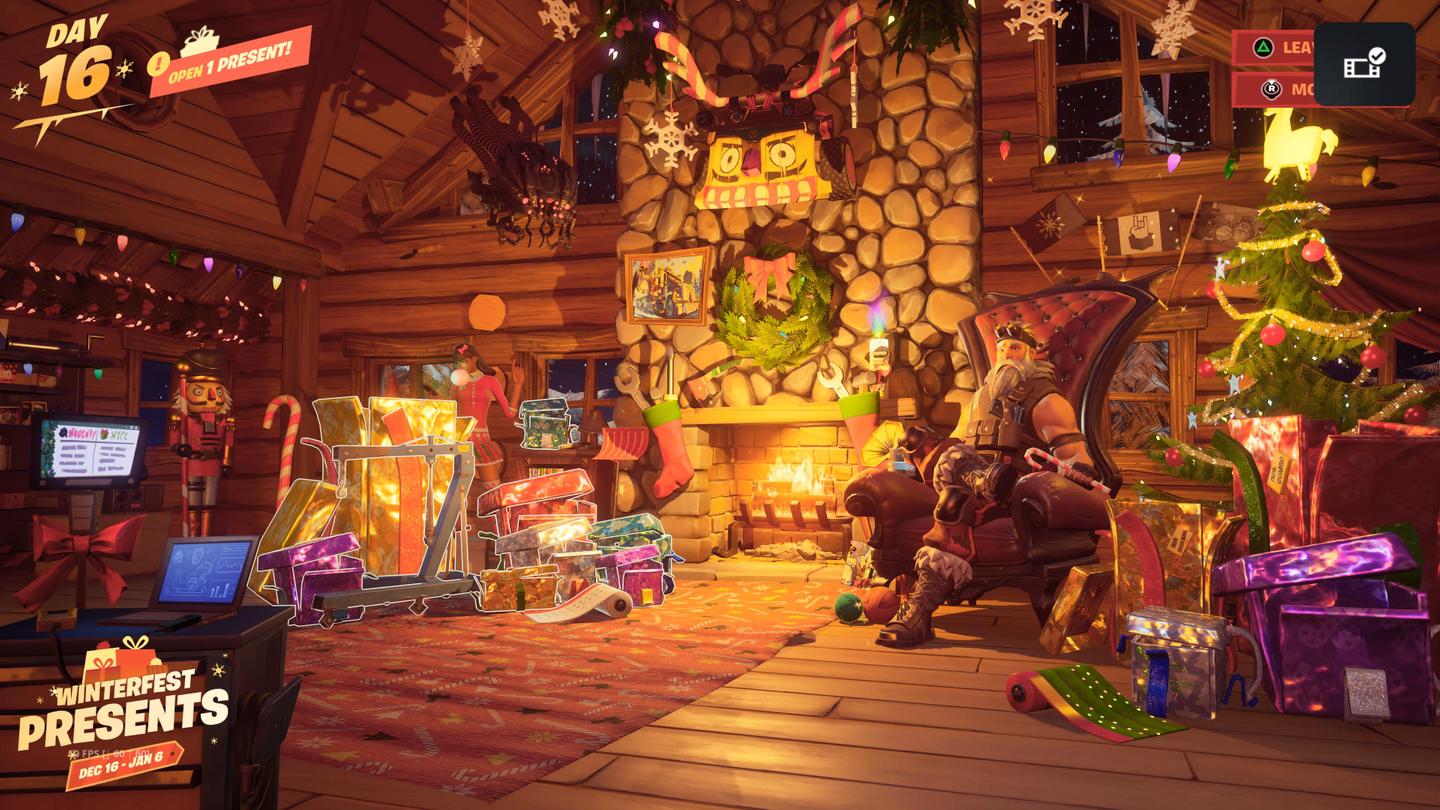How to Get the Secret 15th Present in 'Fortnite' Winterfest 2021