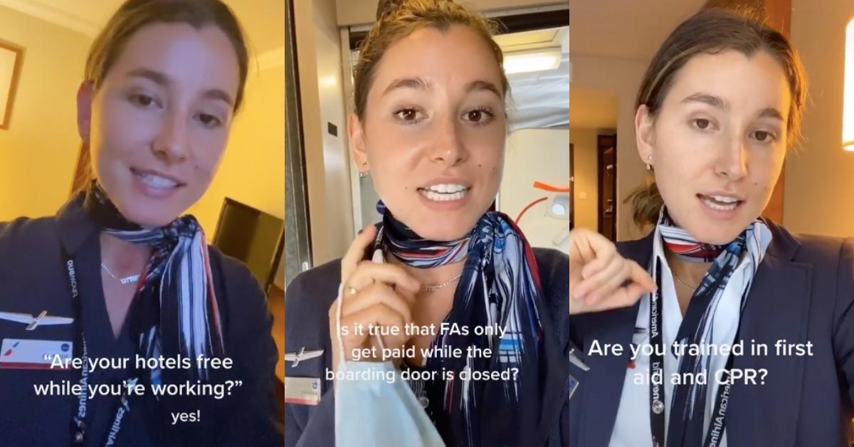 Flight Attendant Goes Viral With Videos Sharing Secrets About the Job