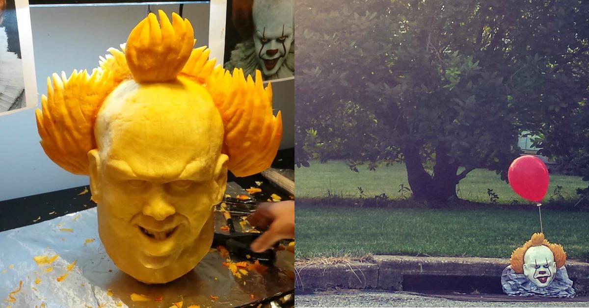 People Are Sharing Their Spooky Pennywise Pumpkin Carvings