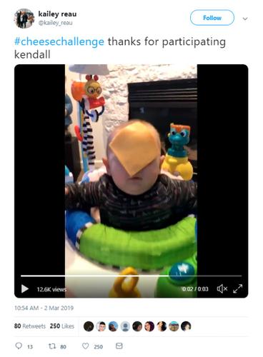 The "Cheese Challenge" Has Parents Throwing Slices on Their Baby's Faces