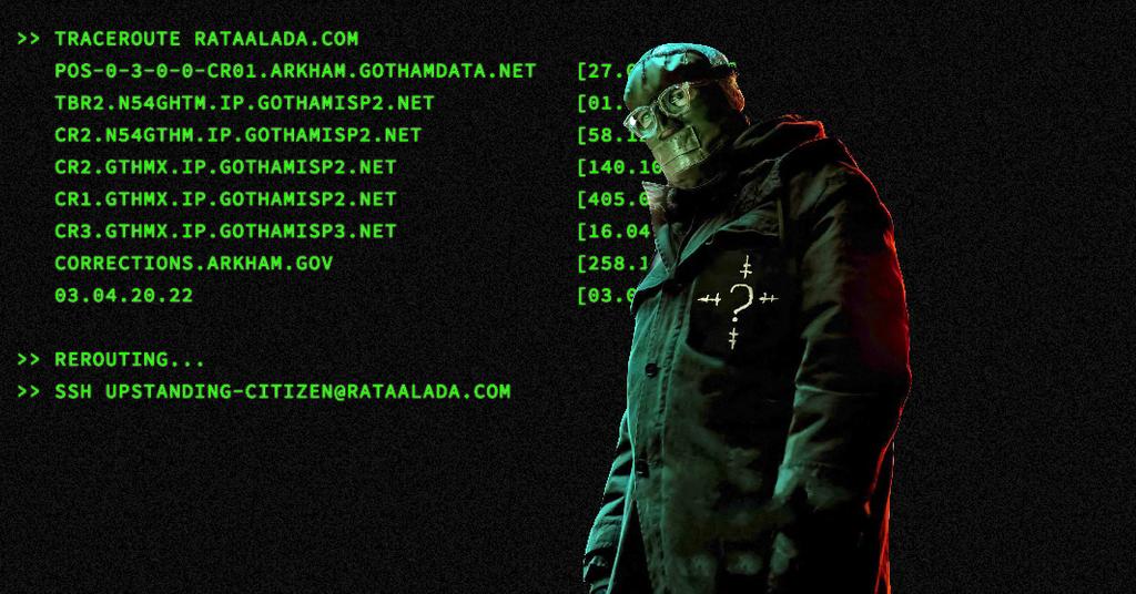 The Riddler's Rata Alada Website Has Updated With a Secret Message
