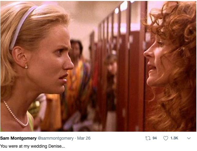 The "You Were at My Wedding, Denise" Meme, Explained