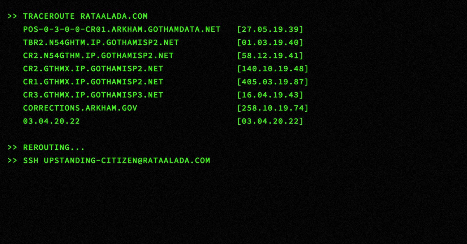 The Riddler's Rata Alada Website Has Updated With a Secret Message