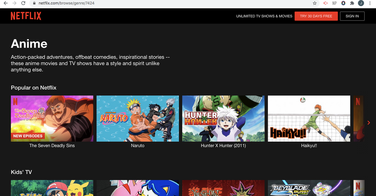 How to Unlock All Anime on Netflix: A Guide to the Anime Category