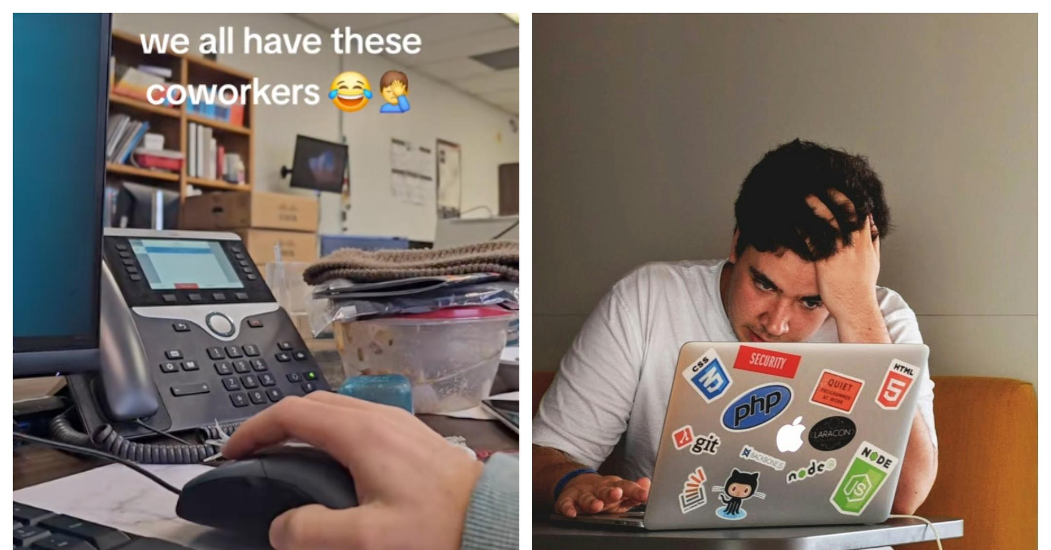 Helpless Co-worker Calls IT Department Every Single Day