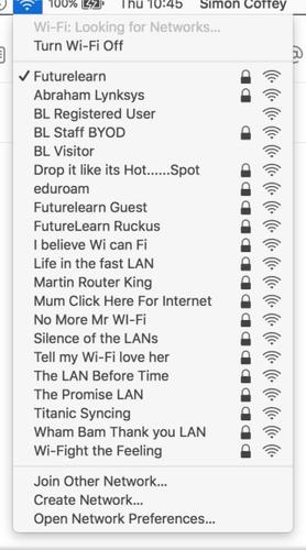 29 Wi-Fi Network Names that Deserve to Be Admired