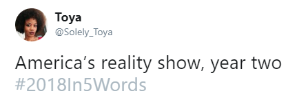 20 #2018in5words Memes That Really Put This Year into Perspective