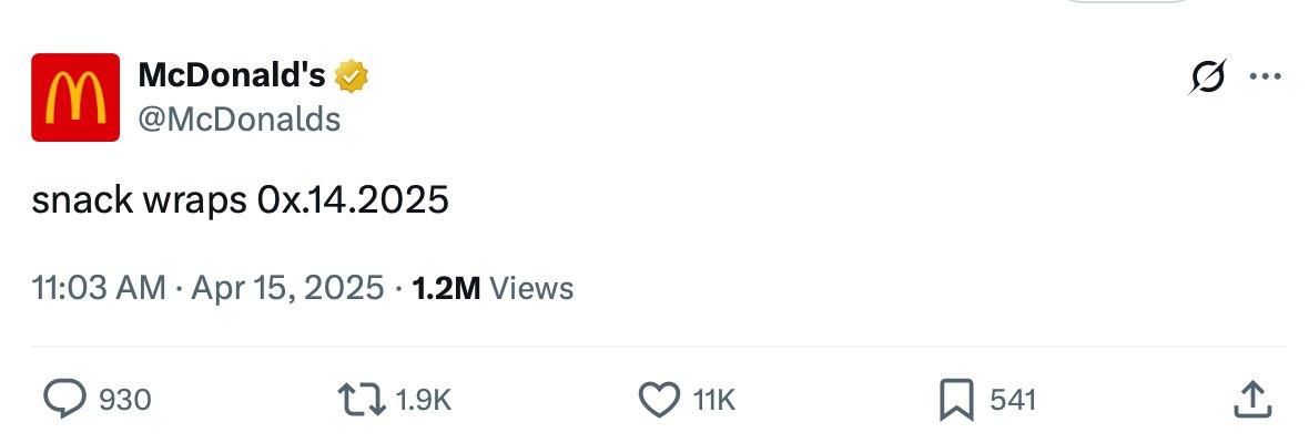 When Does McDonald’s Snack Wrap Come Back? Here's a Clue