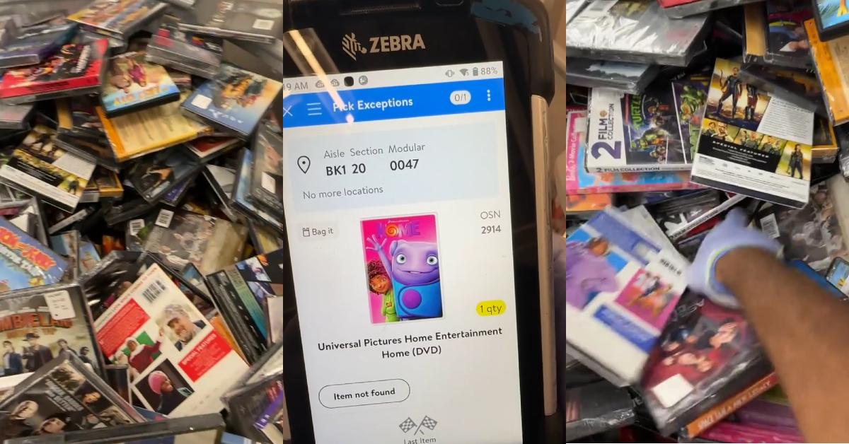 Walmart Employee Blasts Online Order from $5 Movie Bin