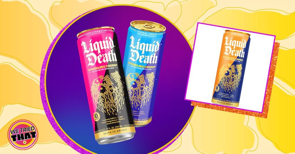 We Tried Liquid Death’s New Sparkling Energy Drinks