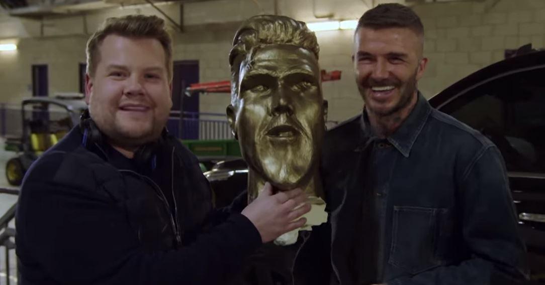 David Beckham Did His Best to Not Look Horrified at the Unveiling of ...