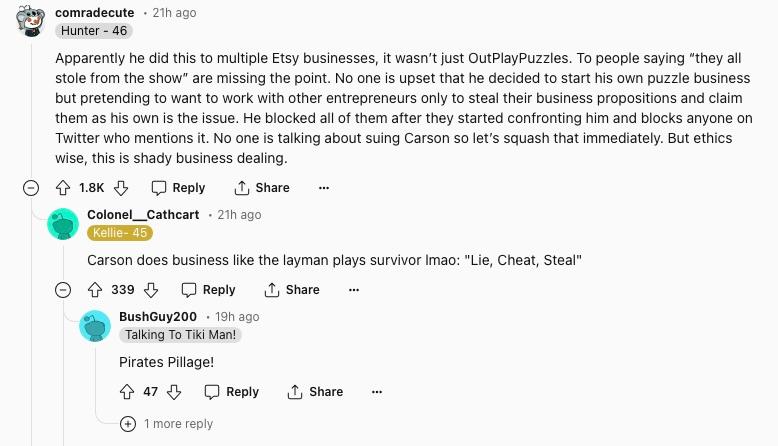 The Survivor Puzzle Controversy Surrounding Carson, Explained
