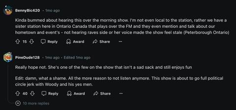 Why Did Ravey Leave The Woody Show?