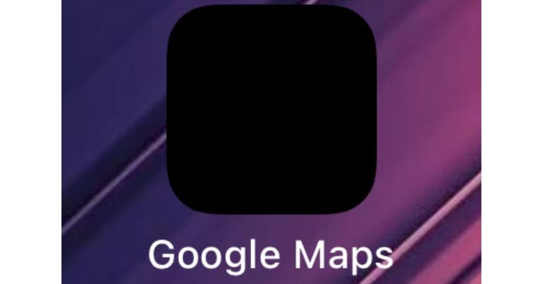 Why Is My Google Maps Icon Black?