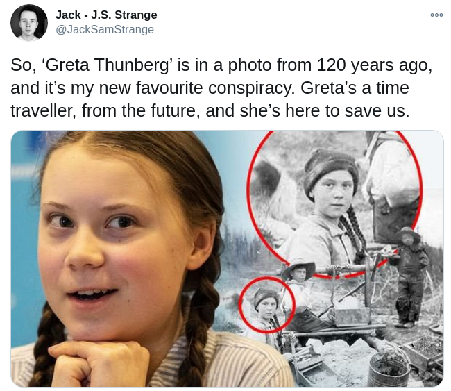 Reddit Is Convinced That Greta Thunberg Is a Time Traveler