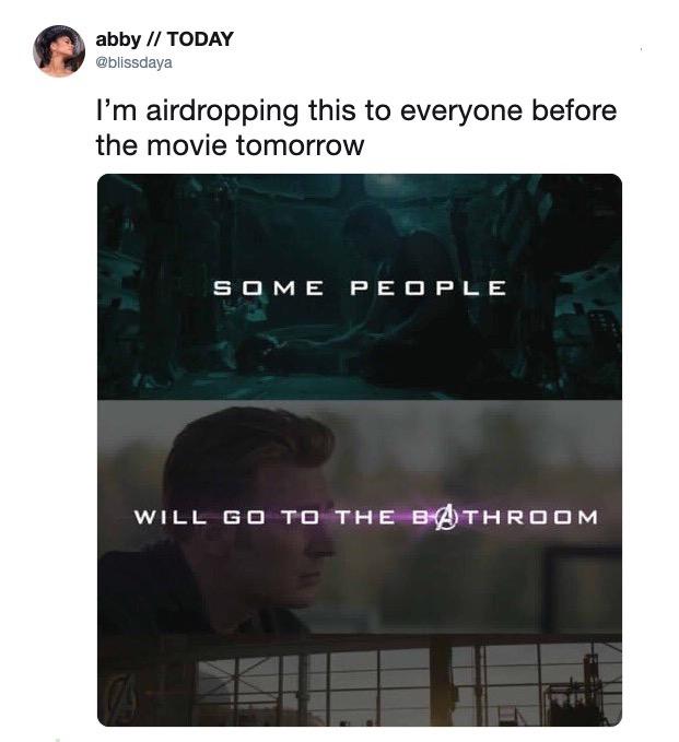 'Avengers: Endgame' Bathroom Break Guide — Spoiler Free