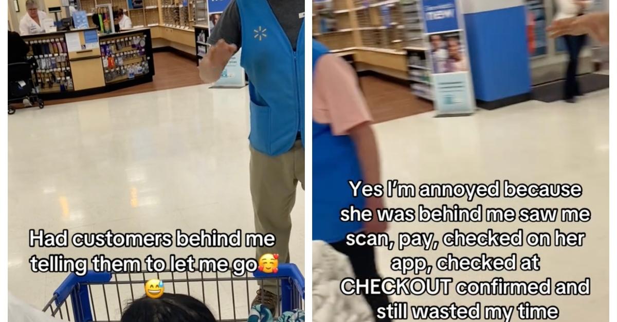 Walmart Worker Tries to Stop Mom From Buying Clearance Items