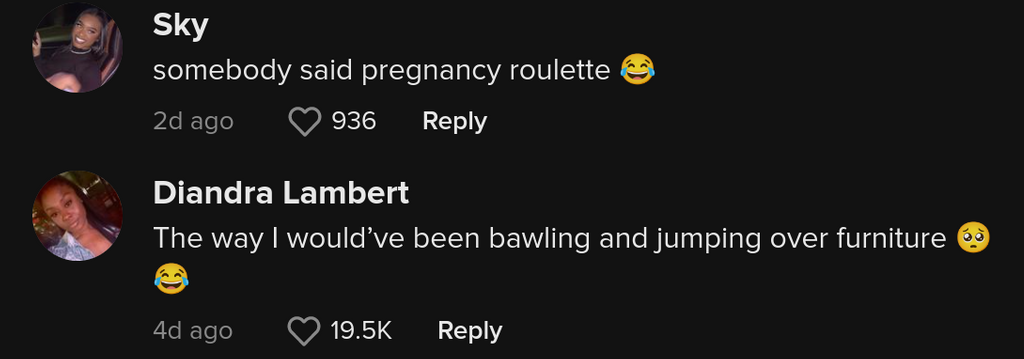 Tiktoker’s “Pregnancy Roulette” Girls Night Goes Viral