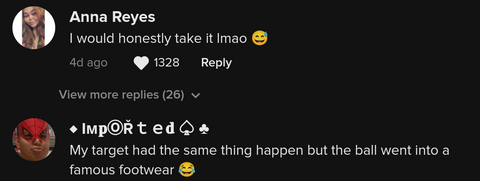 Target Concrete Ball Rolls Through Parking Lot After Hit by Car