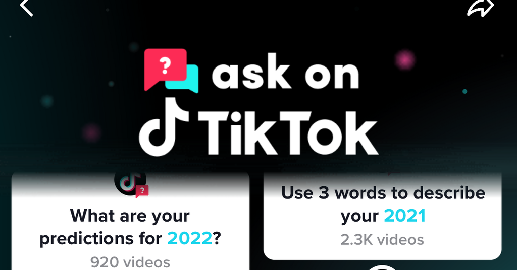 How to Do Ask on TikTok — How to Share Your Most Viral Video of 2021