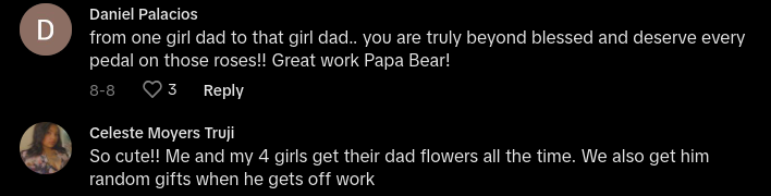 4-Year-Old Daughter Gets Dad Flowers, He’s Stunned by Gesture