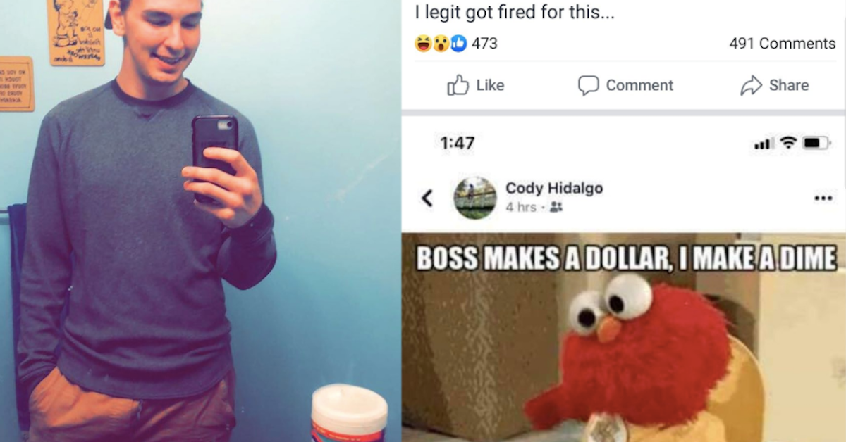 Guy Fired From His Job for Posting a Meme About Pooping at Work