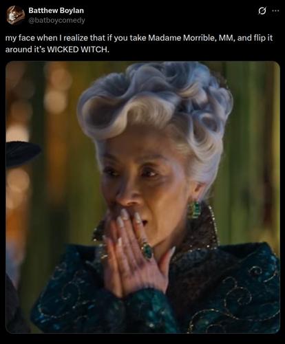 The Madame Morrible Wicked Witch Meme Is Iconic for Fans