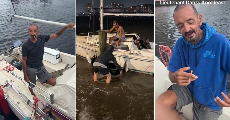 Who Is Lieutenant Dan in Tampa? He Braved the Hurricane