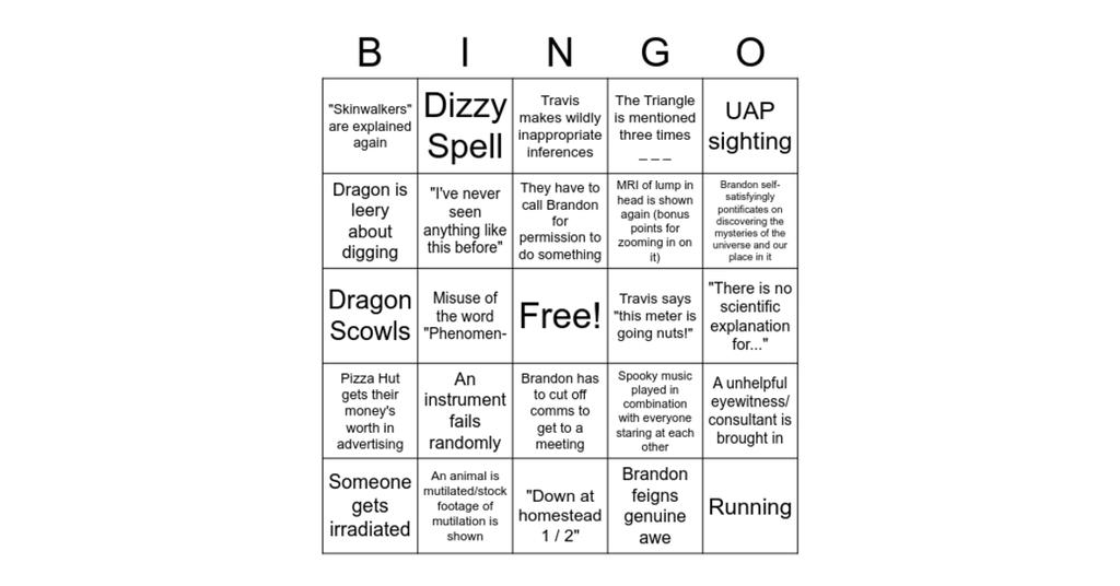 This ‘Skinwalker Ranch’ Bingo Card Will Crack up Fans of the Show