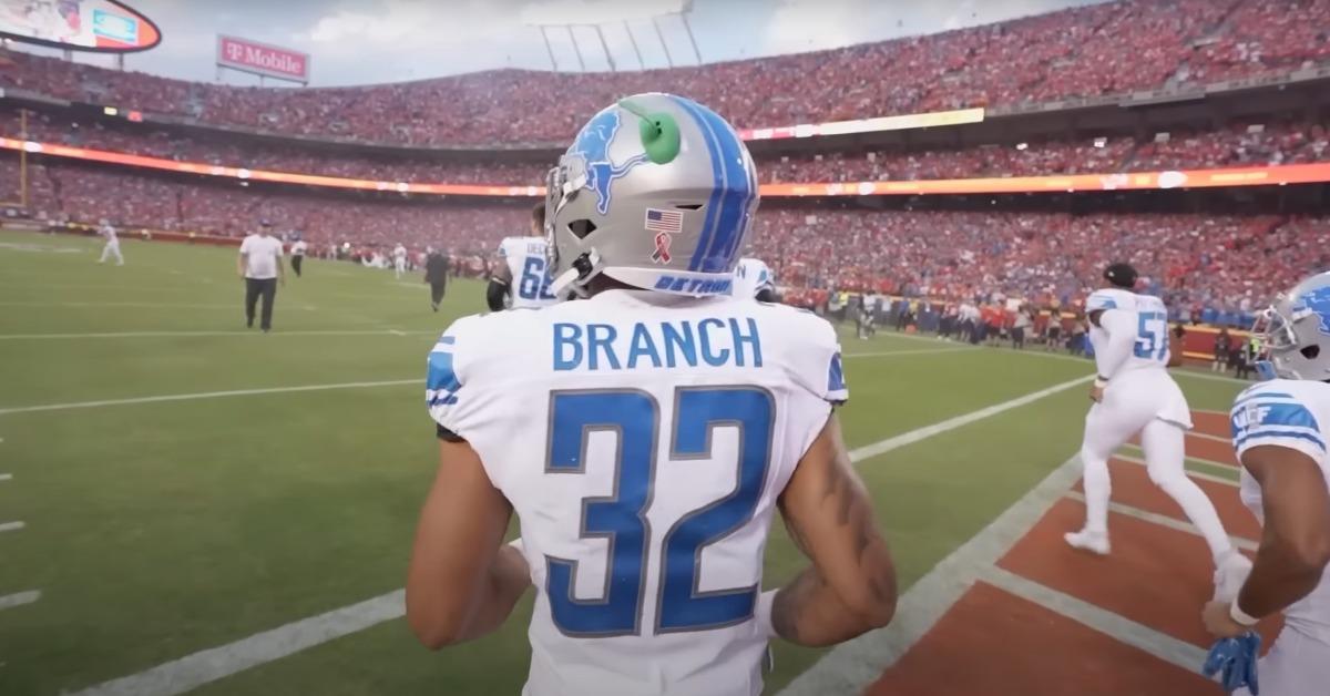 Why Does Brian Branch Have a Green Thing on His Helmet?