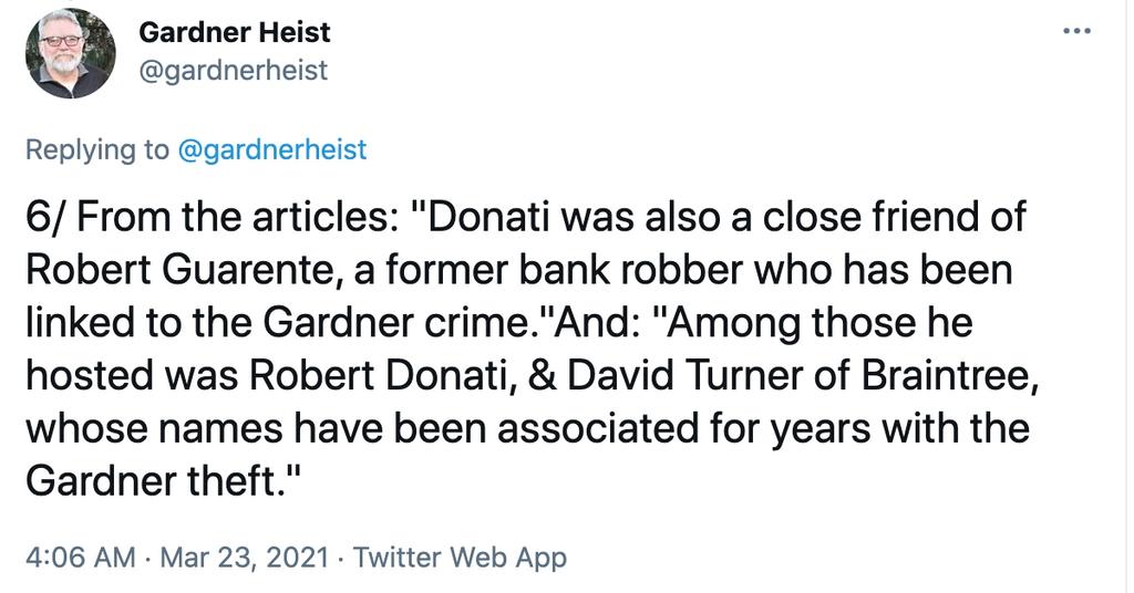 Was David Allen Turner One of the Robbers Behind the Gardner Heist?