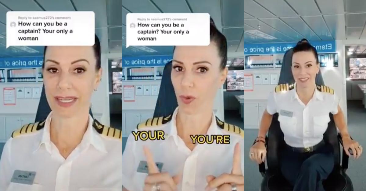 Ship Captain Has Best Response to Sexist Message Claiming Women Shouldn ...
