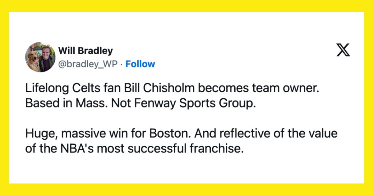 Unveiling the Net Worth of New Celtics Owner William Chisholm