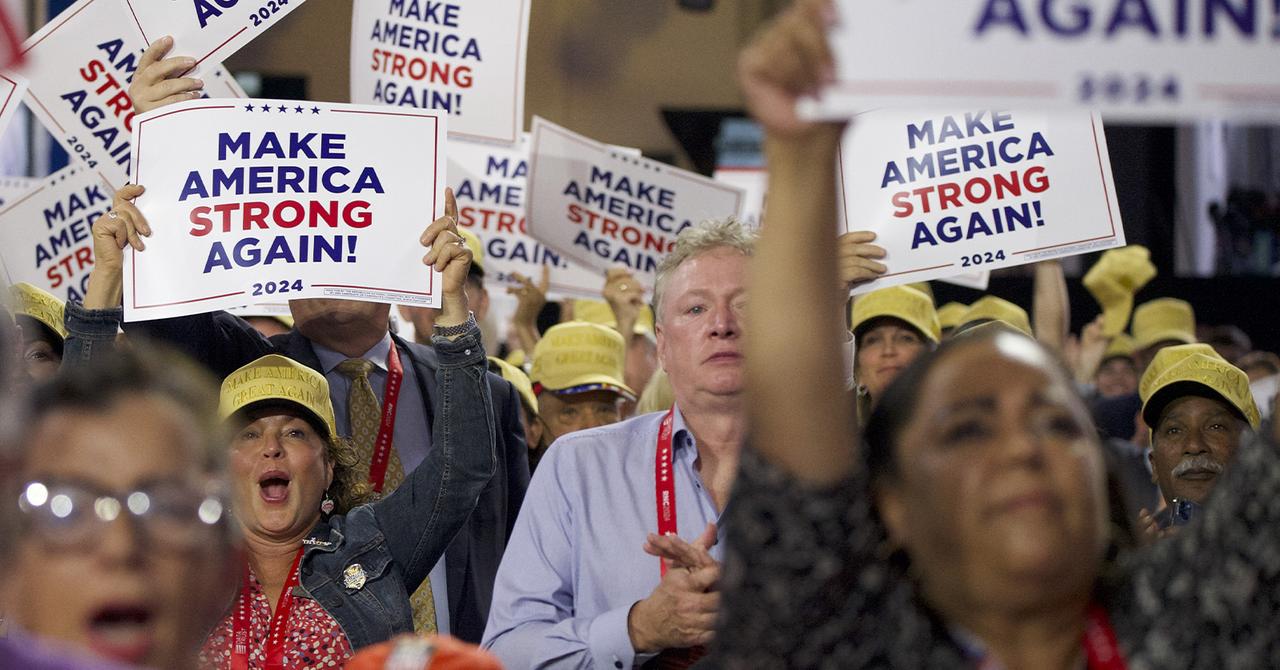 Why Are Yellow MAGA Hats Popping up at the RNC?