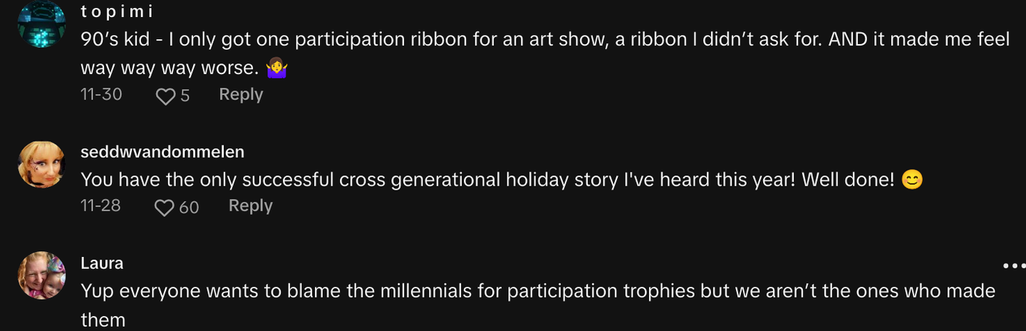 Millennial Challenges Boomers on Participation Trophy Debate