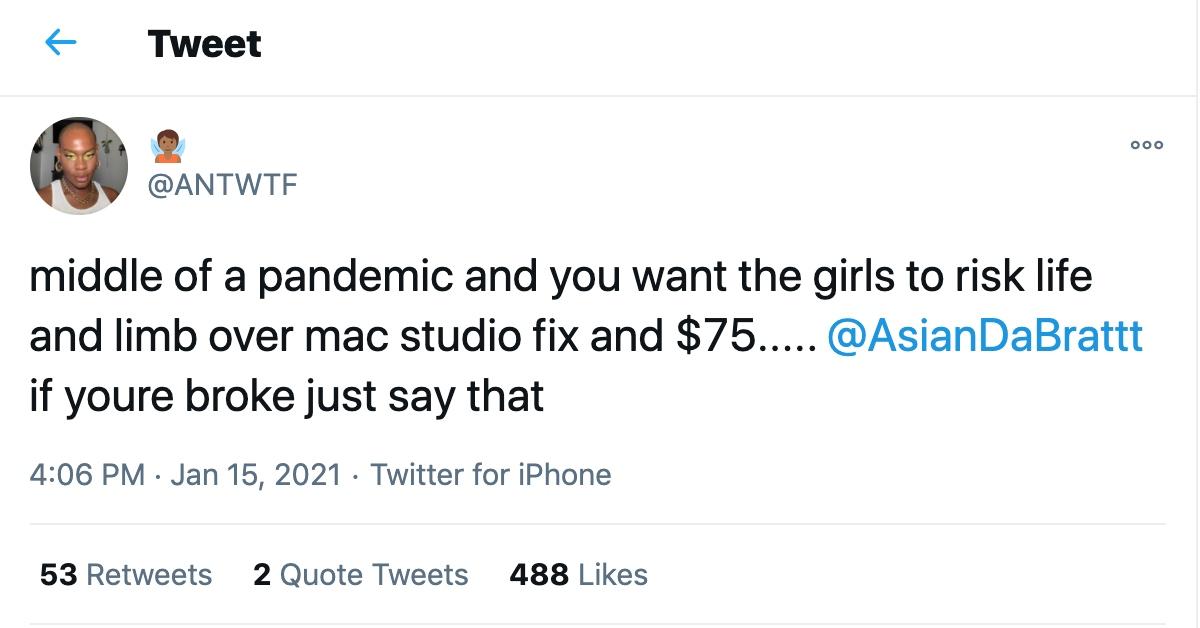 Asian Doll Started Feuding With James Charles Over MUA Service Fees