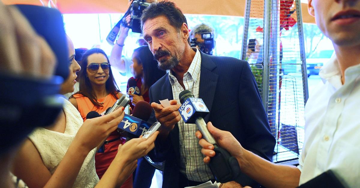Developer John McAfee's Ex-Girlfriend Claims He Faked His Death
