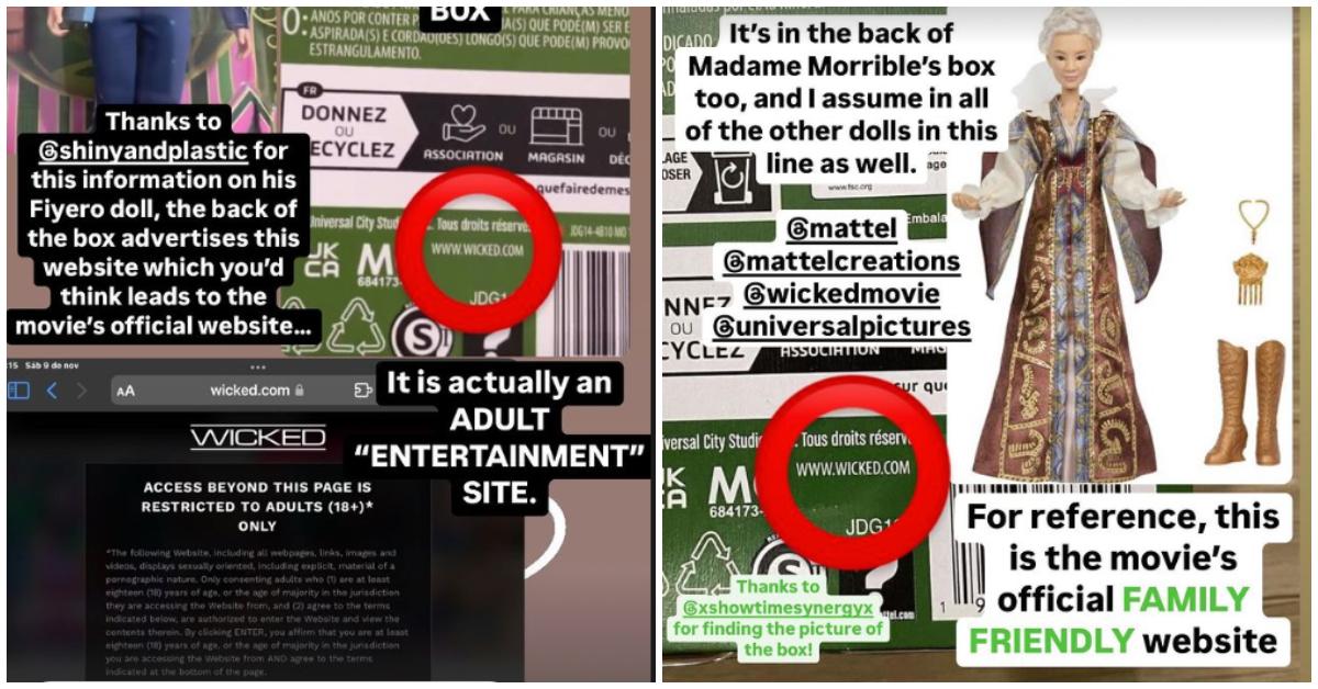 Wicked Dolls Have Wrong Website, Leads to NSFW Adult Content