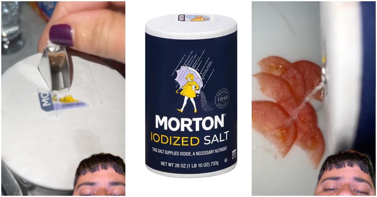 TikTok Shows “Right” Way to Pour Morton Salt, Sparks Debate