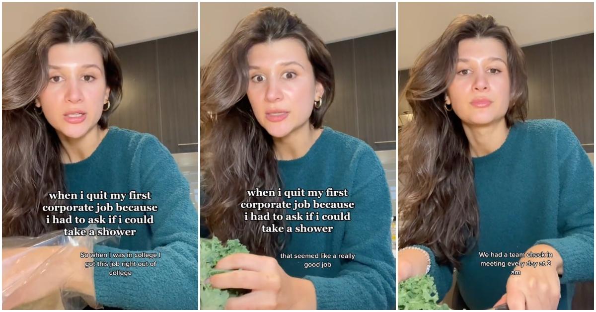 Big 4 Employee Had to Tell Co-Workers When She Showered