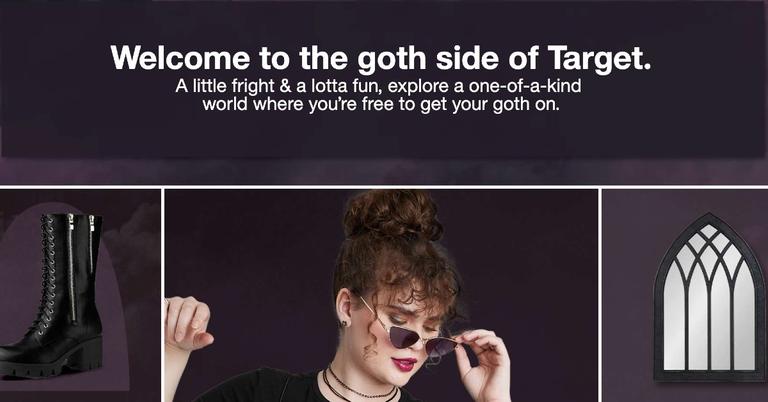 Details on the Goth Side of Target