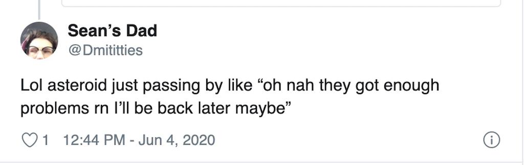 Giant Asteroid to Hit Earth Memes That Embody 2020