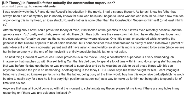 What Happened to Russell’s Dad in Up? Fans Have Theories