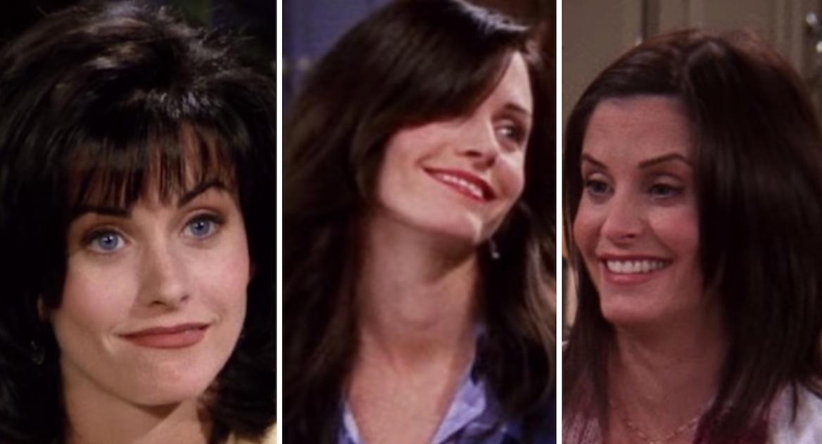 See Monica Geller's Hair Transformation From Season 1 of 'Friends'