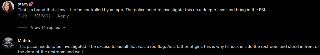 Remote Control Lock Spotted on Women’s Restroom in Gas Station