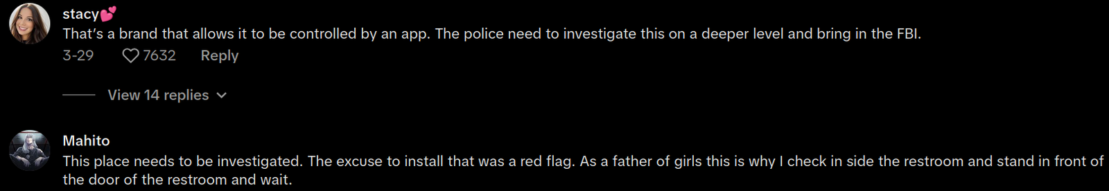 Remote Control Lock Spotted on Women’s Restroom in Gas Station