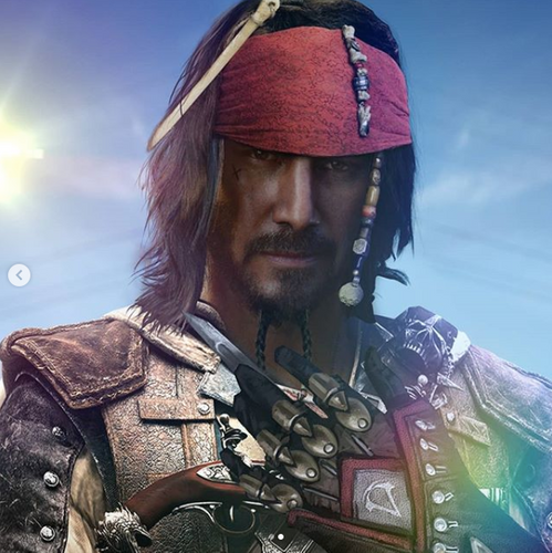 Keanu Reeves Fan Art Imagines Keanu in Many Different Classic Roles